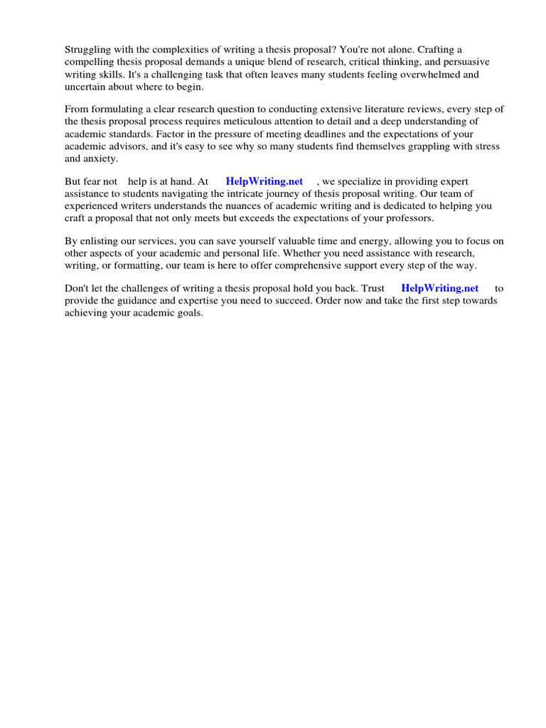 Motivation Thesis Proposal | PDF | Thesis | Motivation