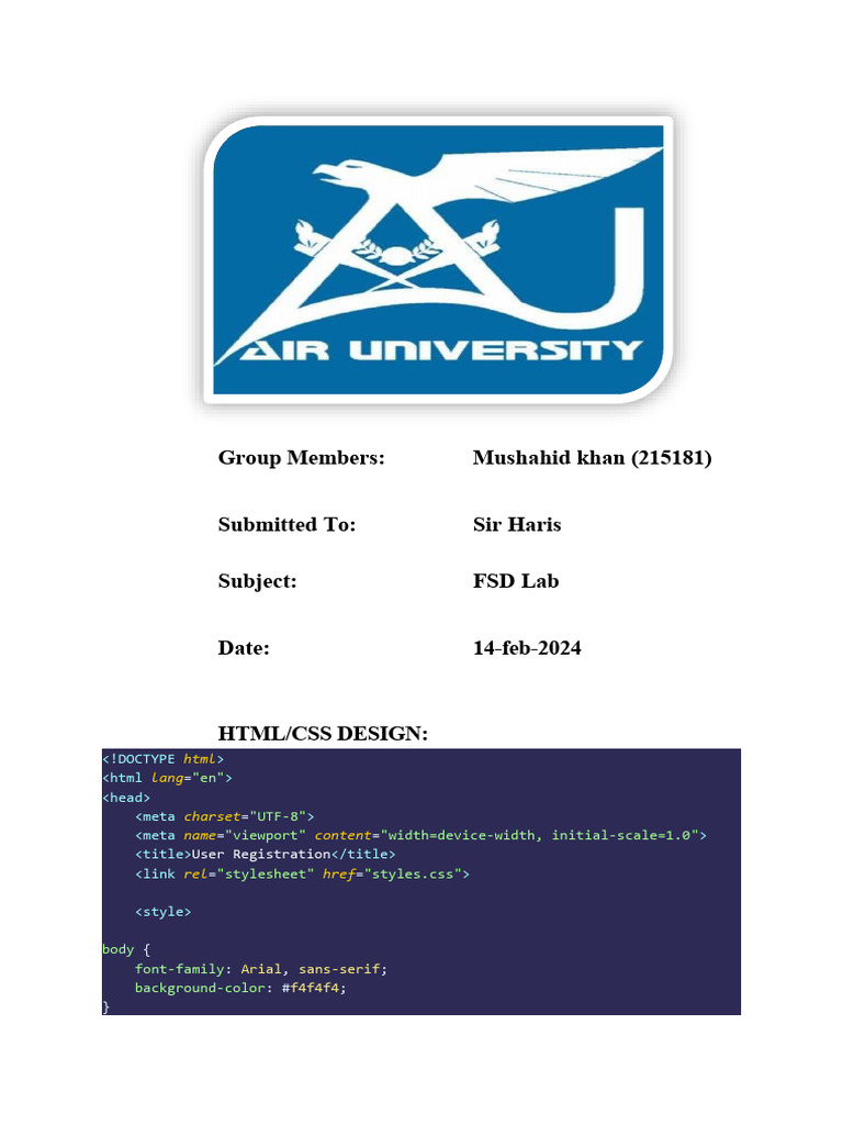 Lab 02 FSD | PDF | Data Management Software | Software Development