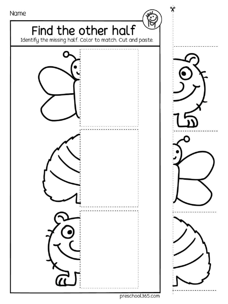 Symmetry Activity For PreK Children | PDF
