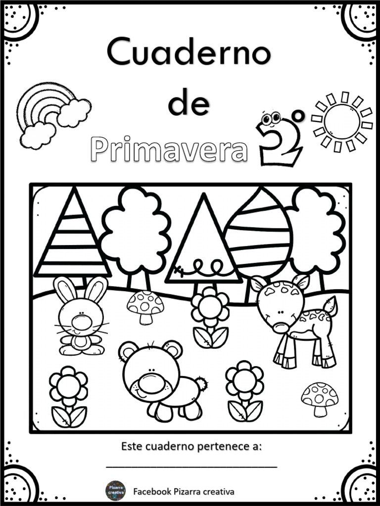 2°? Cuaderno Primavera Pizarra Creativa | PDF