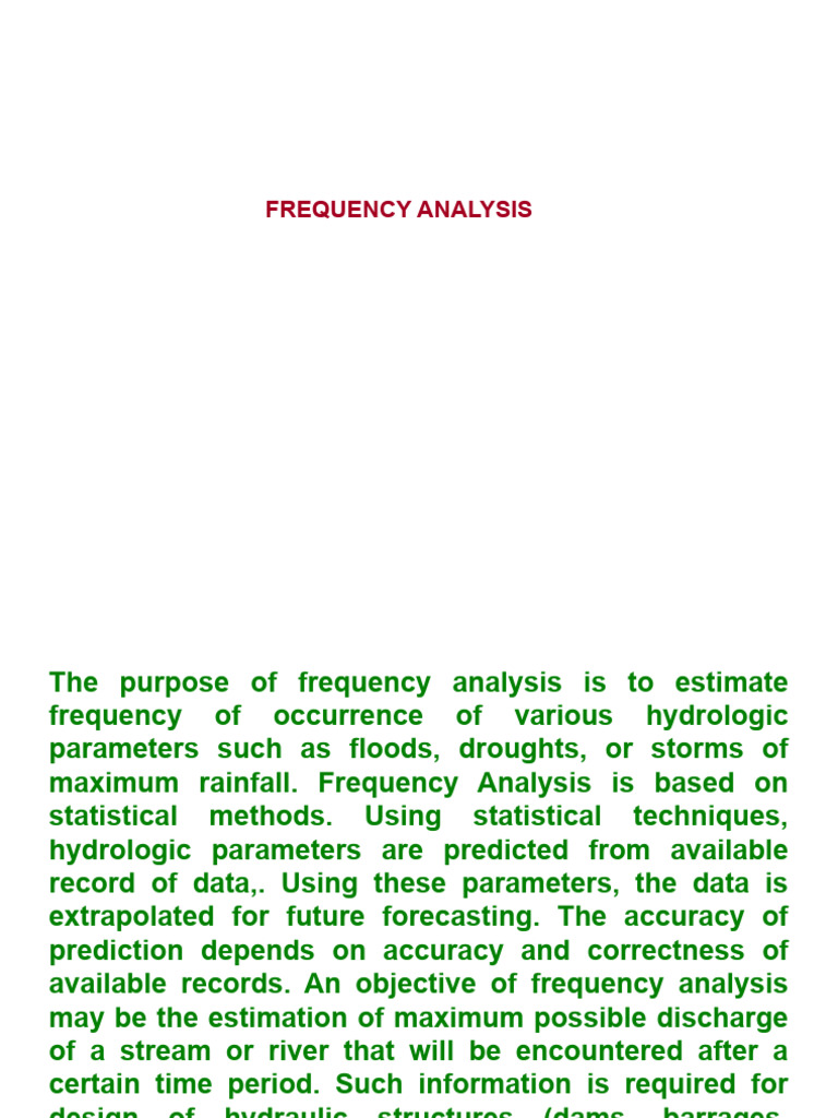 Equency Analysis | PDF | Technology & Engineering