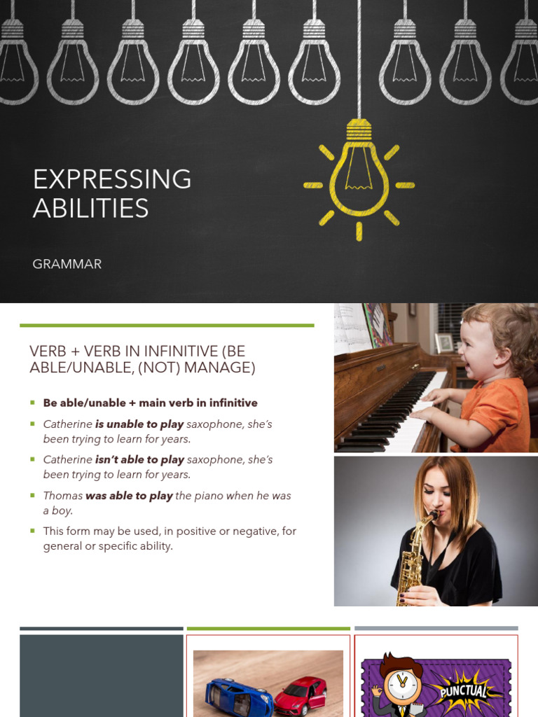 Expressing Abilities | PDF | Verb | Morphology