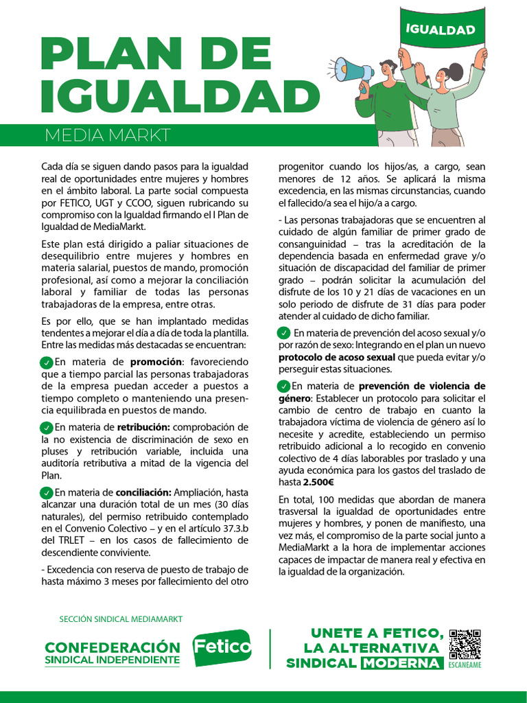 plan de igualdad | PDF | Igualdad de género | Estudios de género
