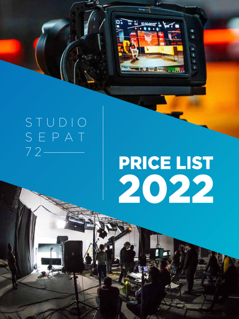 Pricelist Studio Sepat 72 - 2022 | PDF | Teknologi & Rekayasa