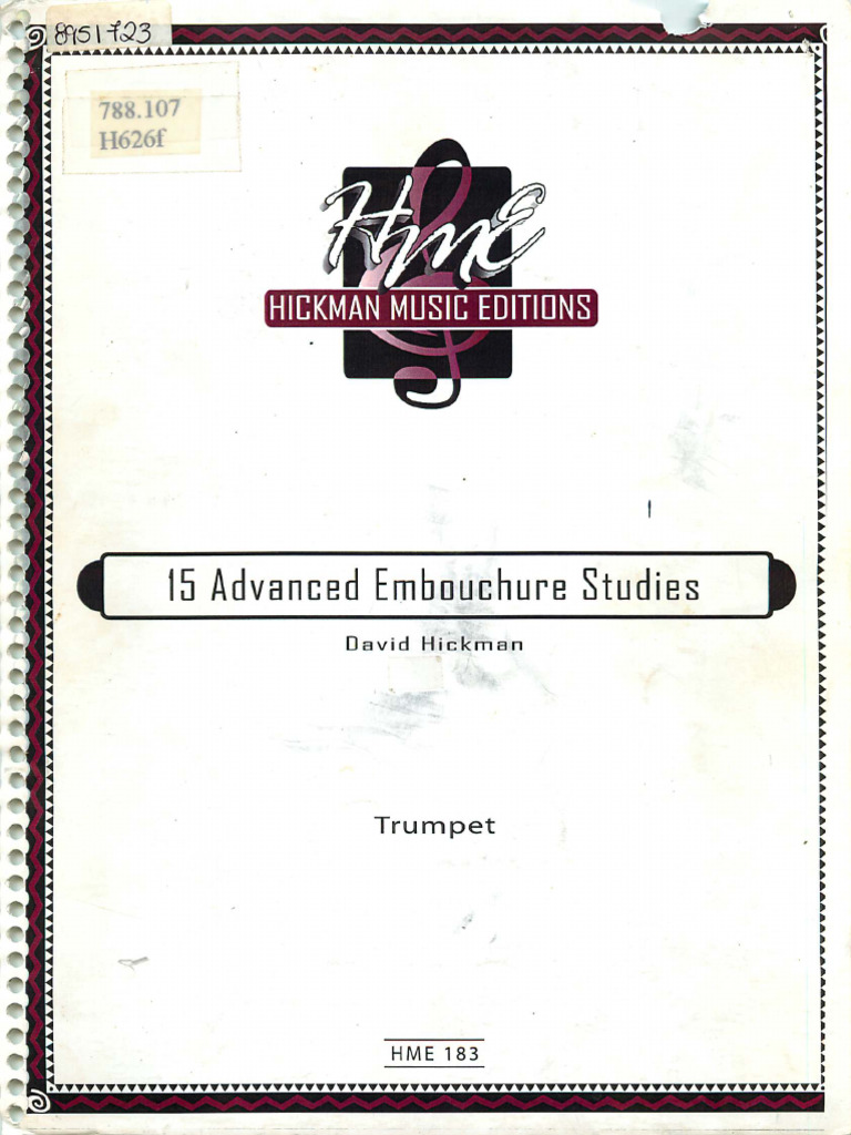 Hickman, 15 Advanced Embouchure Studies | PDF
