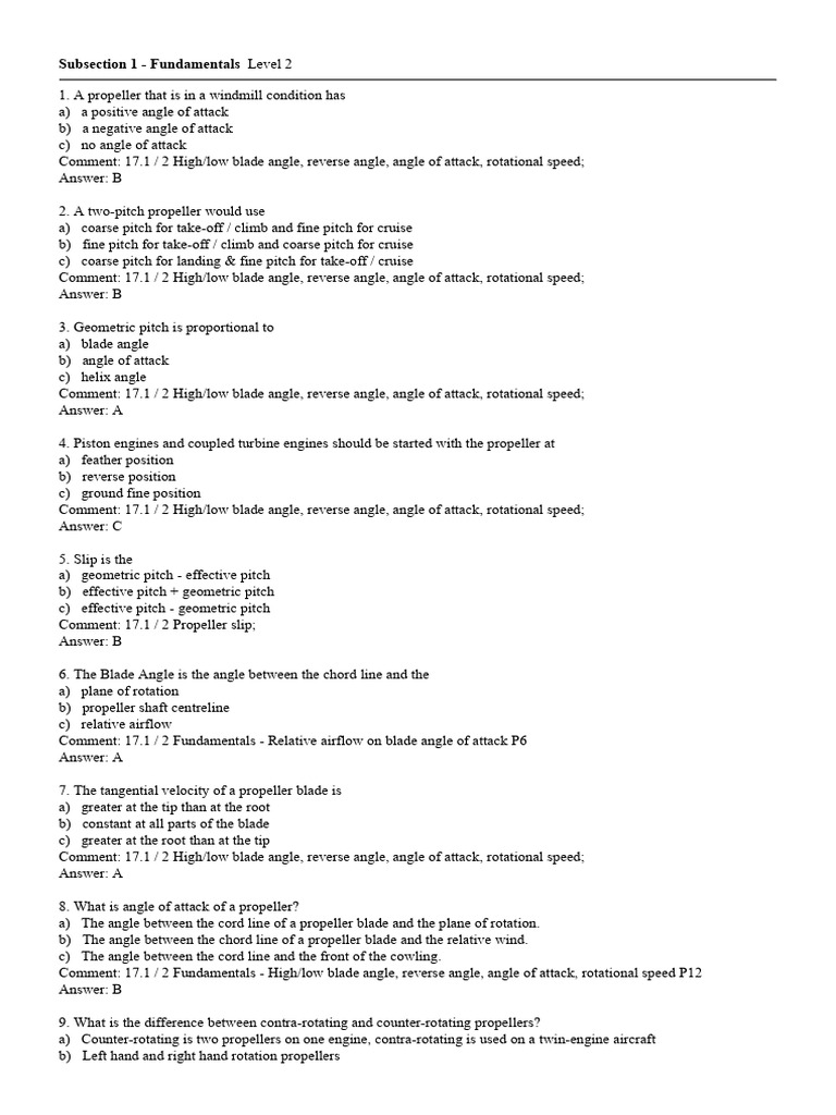 Mod.17 Basic | PDF | Propeller | Thrust
