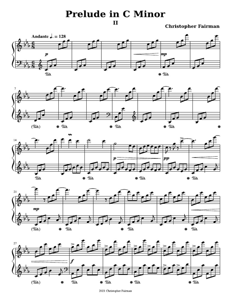 Prelude in C Minor | PDF