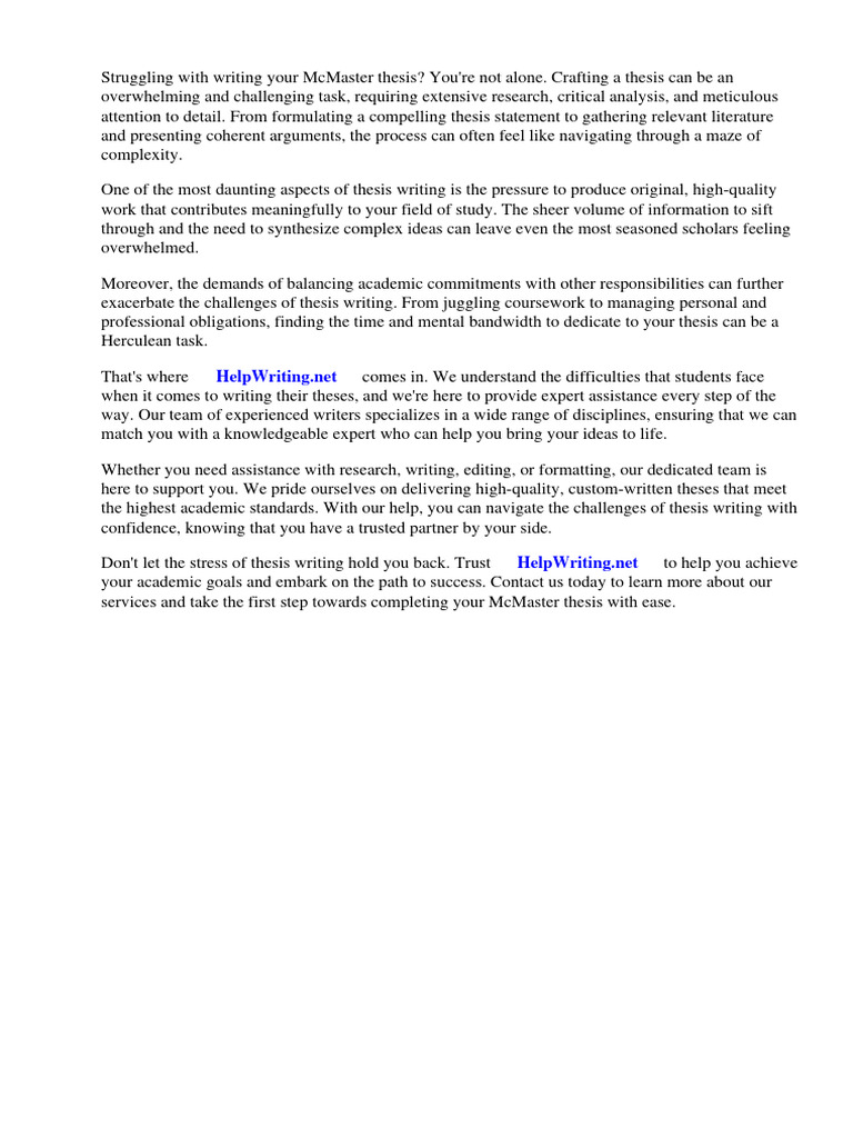 Mcmaster Thesis Defense | PDF | Thesis | Social Media