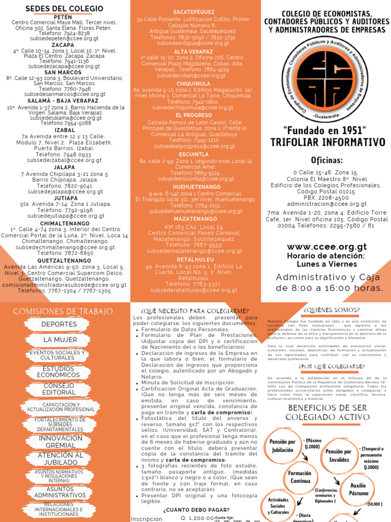 Sedes y Beneficios del CCEE | PDF