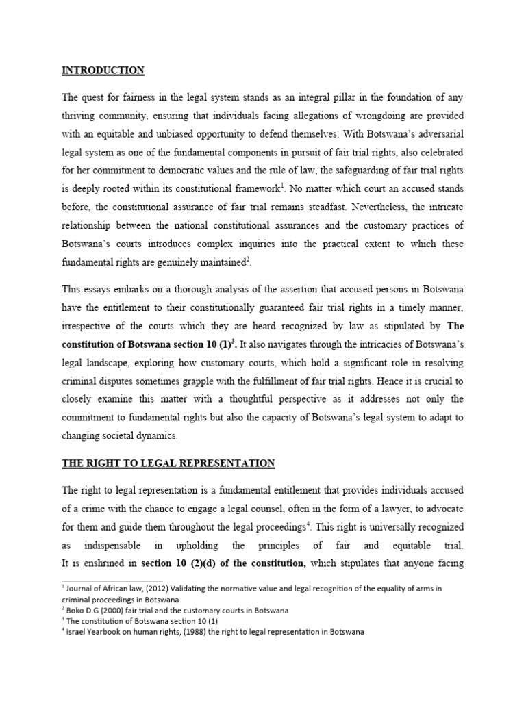 Criminal Procedure Draft | PDF | Presumption Of Innocence | Right To Counsel