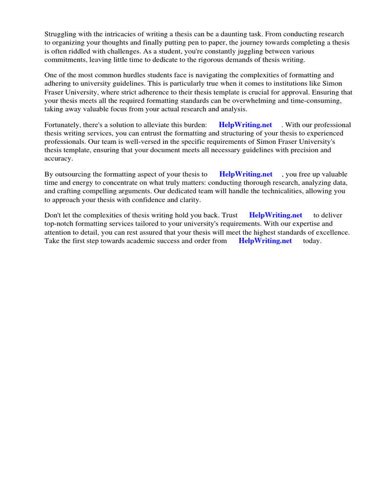 Simon Fraser University Thesis Template | PDF | Geology | Stratigraphy