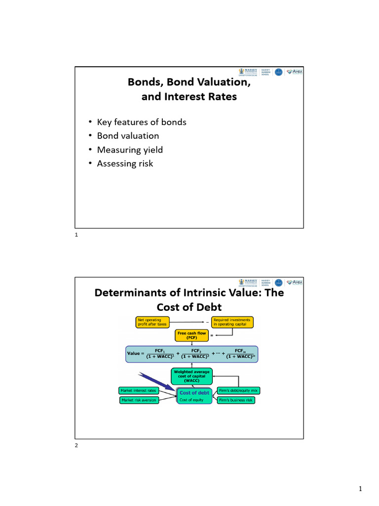 Session 7 - Bond valuation | PDF | Bonds (Finance) | Yield (Finance)