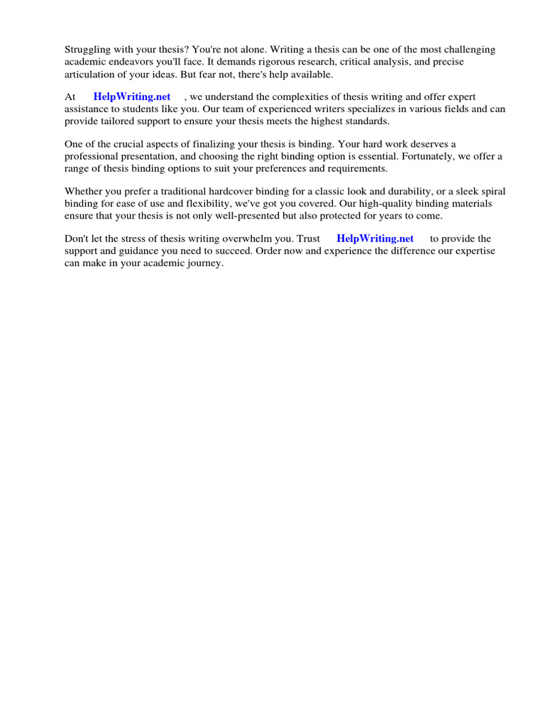 Thesis Binding Options | Download Free PDF | Bookbinding | Thesis