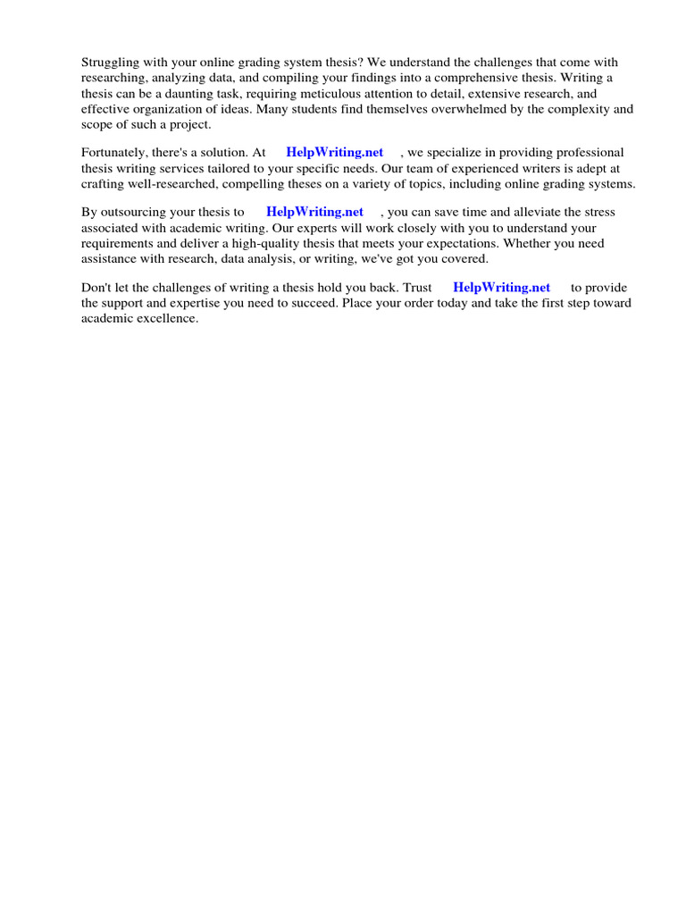 Online Grading System Thesis | Download Free PDF | World Wide Web | Internet & Web