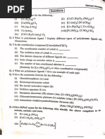 Coordination Compounds Pyq Class 12 | PDF