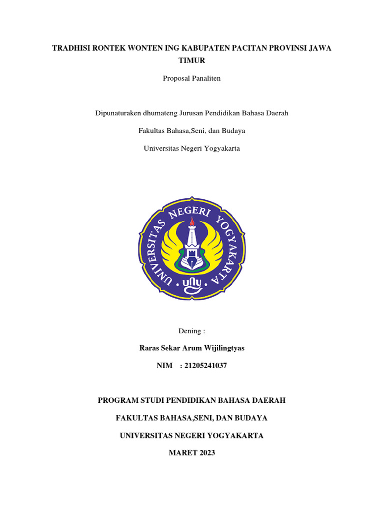 Tradisi Rontek di Pacitan: Warisan Budaya | PDF | Ilmu Sosial | Agama ...