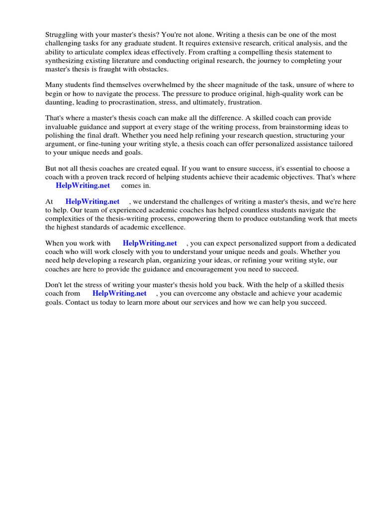 Masters Thesis Coach | PDF | Scrum (Software Development) | Agile Software Development