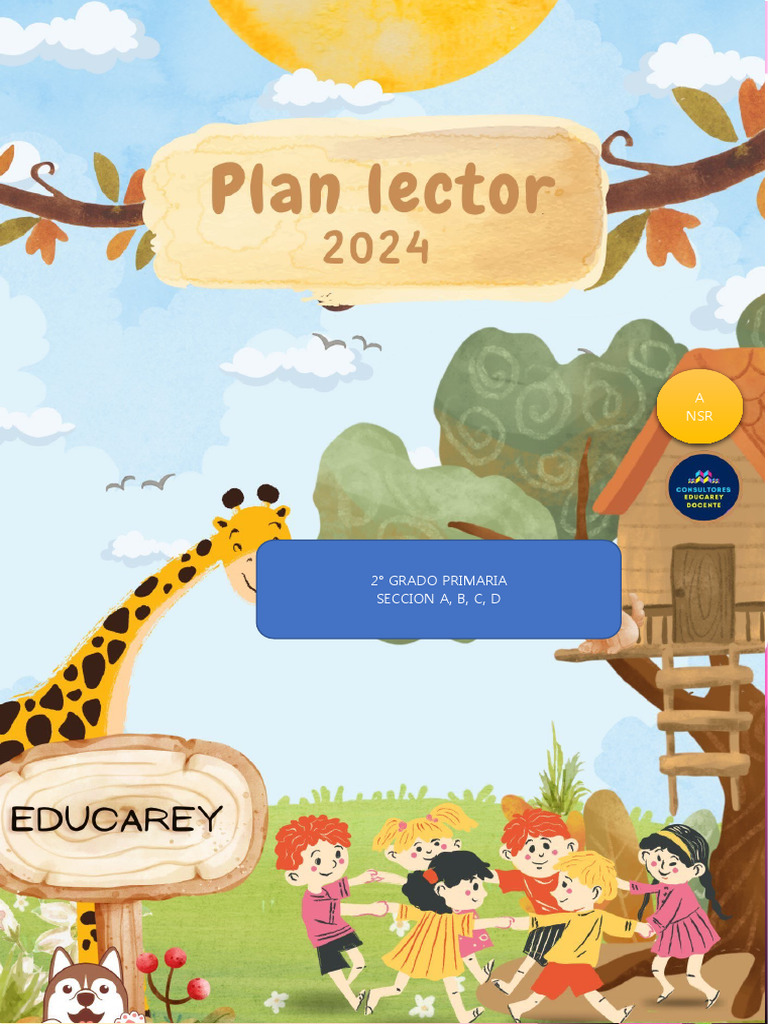 Plan Lector 2° Grado Primaria 2024 | PDF | Salón de clases | Educación ...
