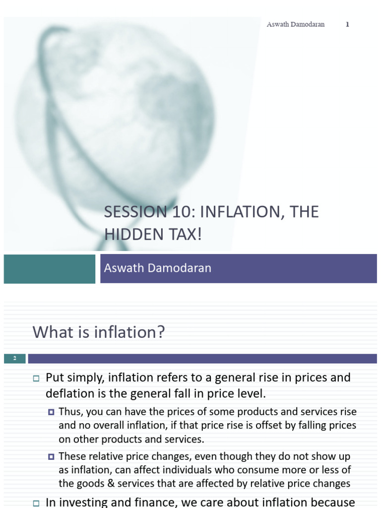 session10 | PDF | Inflation | Consumer Price Index