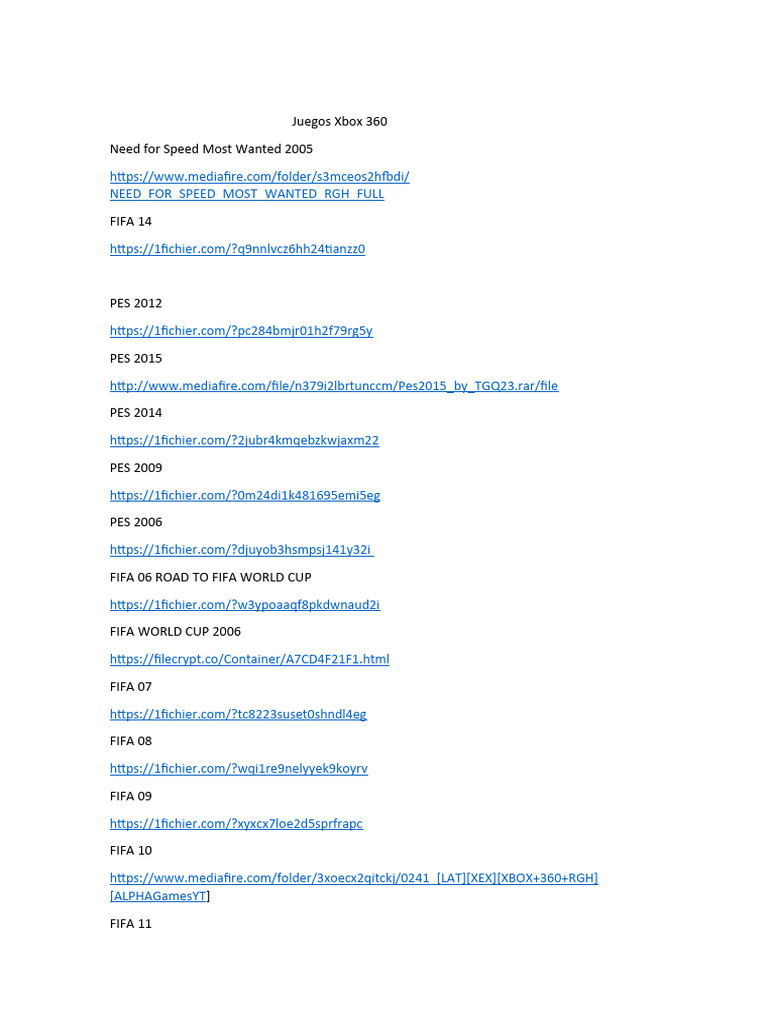 Juegos Xbox 360 | PDF | Video Game Franchises | Sequel