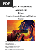 Crime and Violence Poem | PDF