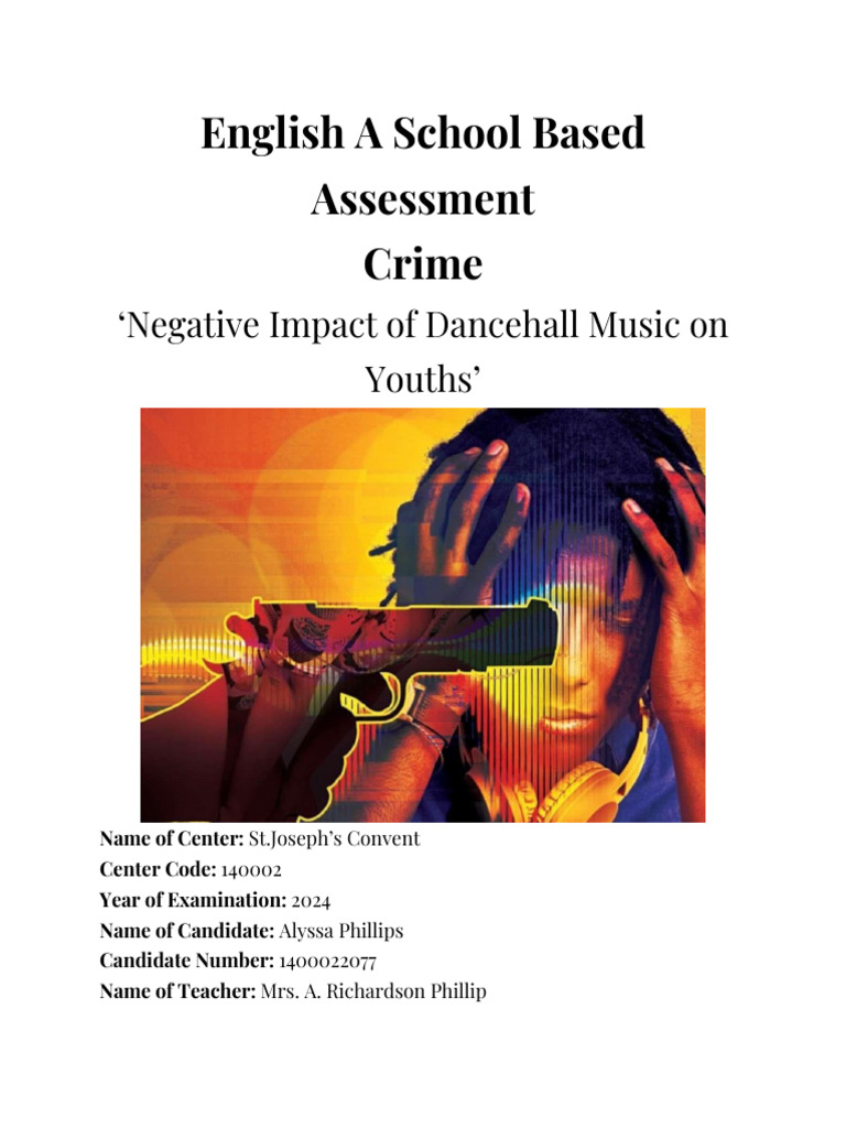 English A SBA | Download Free PDF | Violence | Crimes