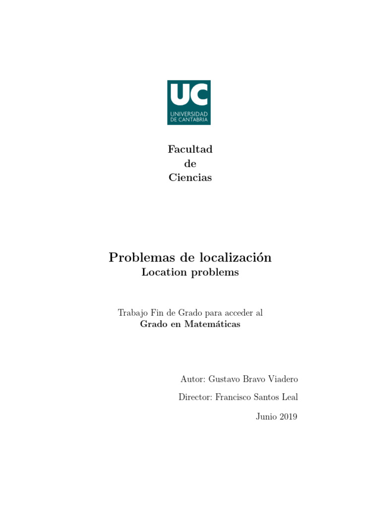 TFG-GustavoBravoViadero | PDF | Conjunto convexo | Función (Matemáticas)