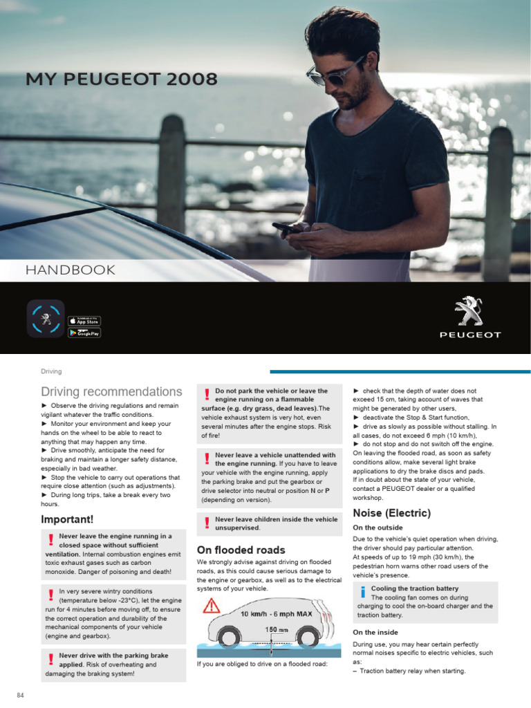 Peugeot-2008 Vehicle-Handbook Driving Section | PDF | Manual ...
