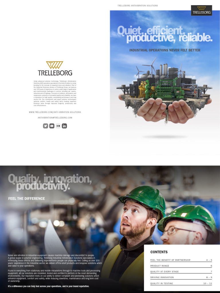 Trelleborg AVS Industrial Brochure | PDF | Brand | Innovation