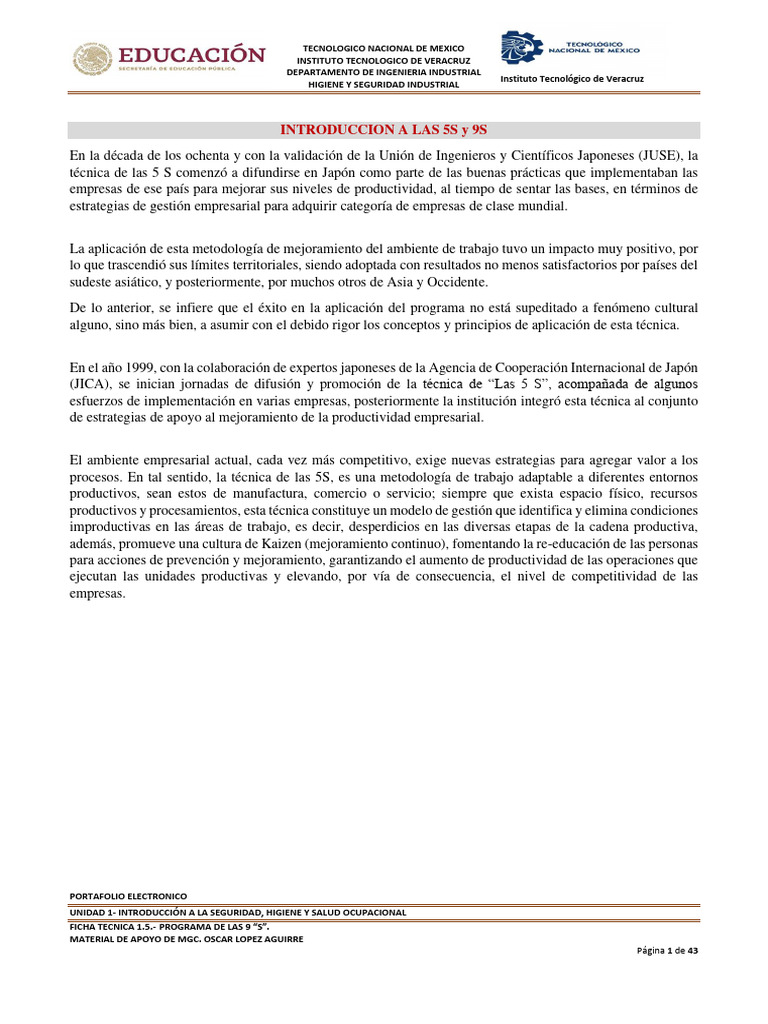 Introducción A Las 5S y 9S | PDF | Lean Manufacturing | Business