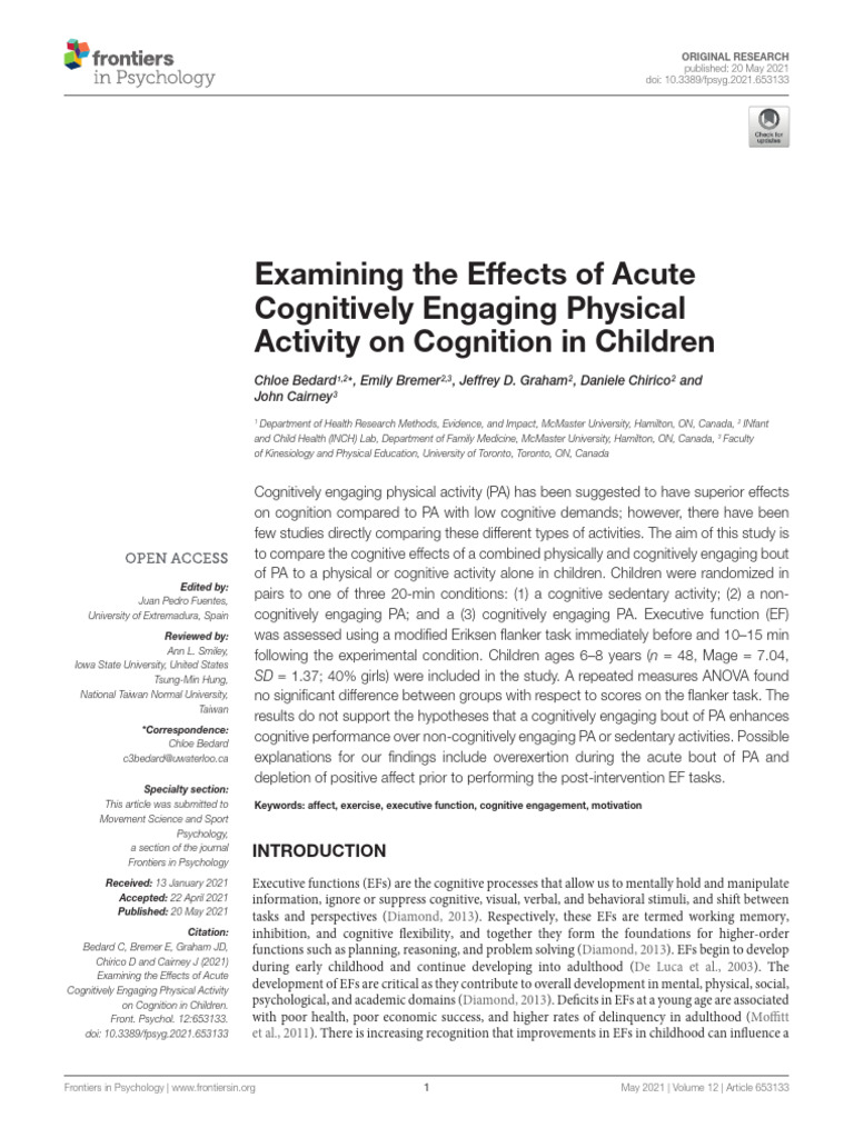 Bedard 2021 | PDF | Mood (Psychology) | Mental Health