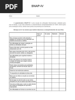 Escala M-Chat | PDF | Espectro do autismo | Brinquedos