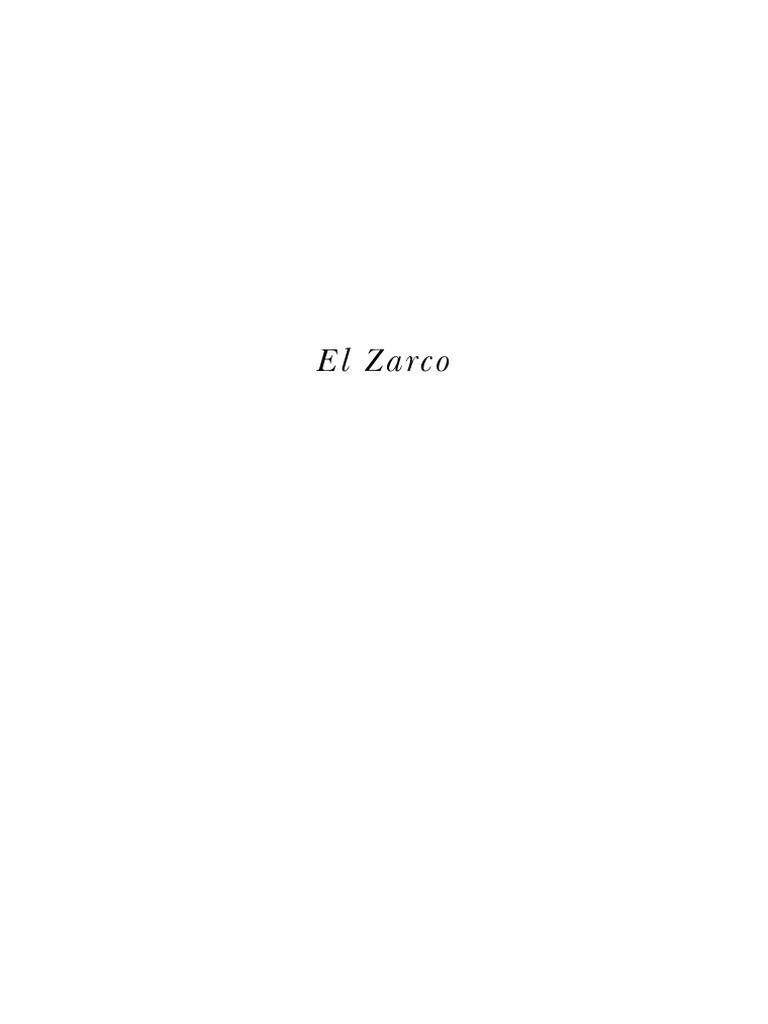 El Zarco | PDF | México