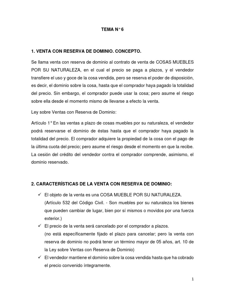 Tema N6 CMGC | PDF | Propiedad | Derecho privado