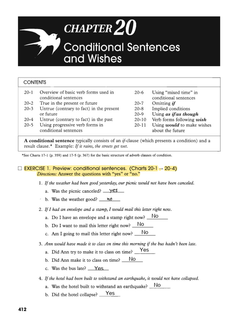 Conditionals | PDF | Verb | Grammar