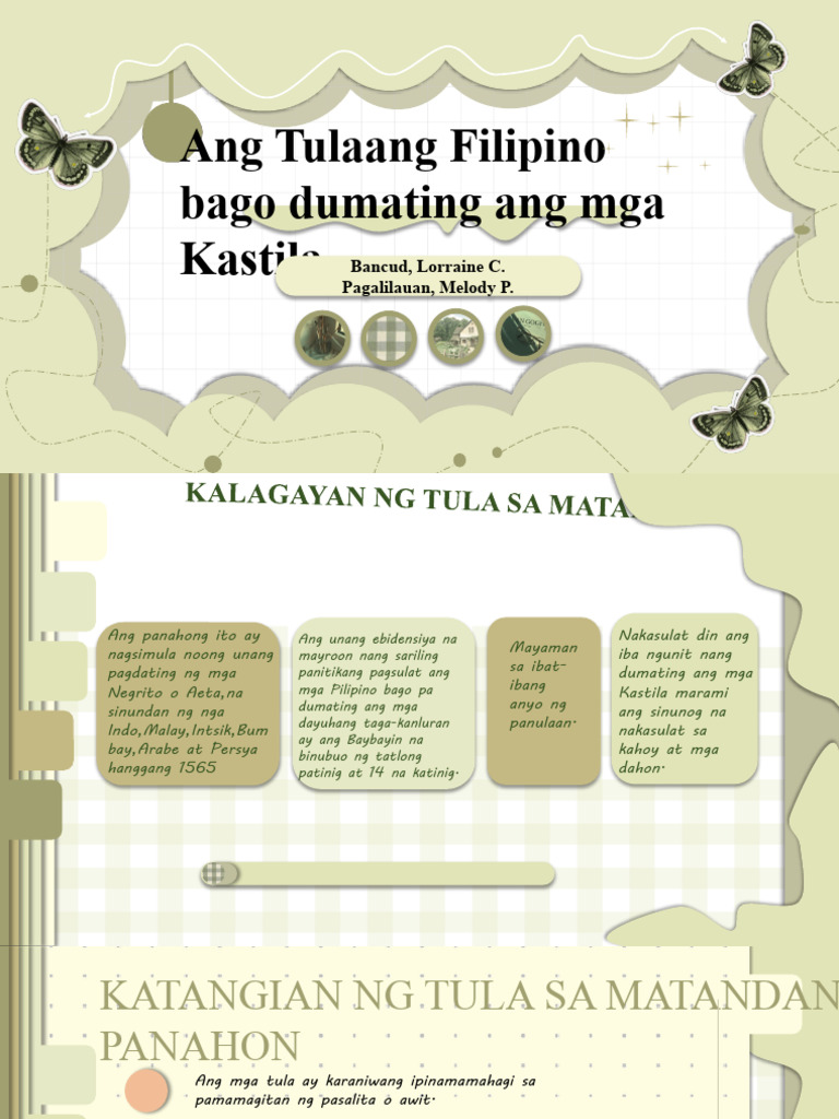 Panulaan Bago Dumating Ang Kastila | PDF Panulaan Bago Dumating Ang Kastila | PDF