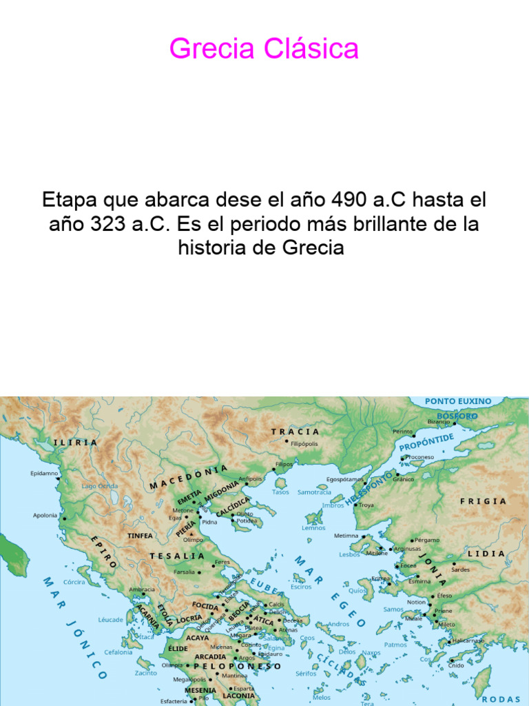 Época Clásica Historia | PDF | Antigua Grecia | Guerras Greco Persas