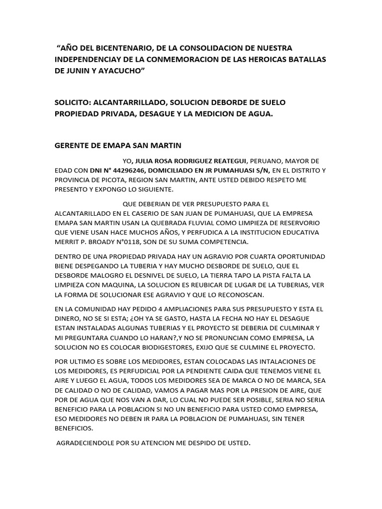 Emapa San Martin | PDF | Derecho