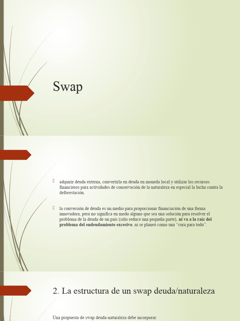 Swap | PDF | Deuda | Deuda gubernamental