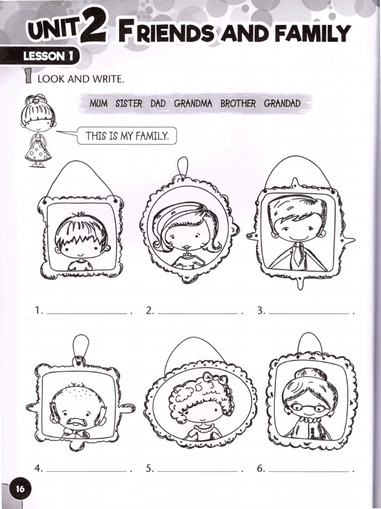 Family and Home Workbook | PDF