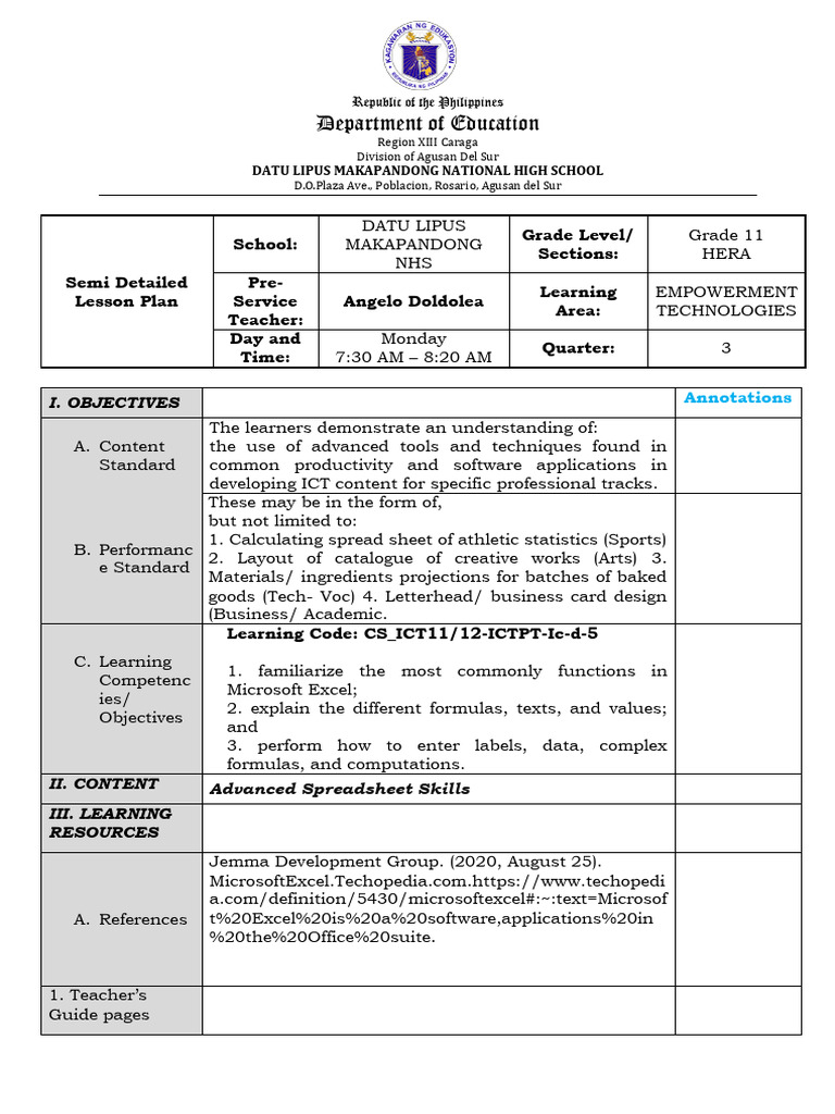 LP FOR PRE DEMO With Annotations | PDF | Spreadsheet | Microsoft Excel