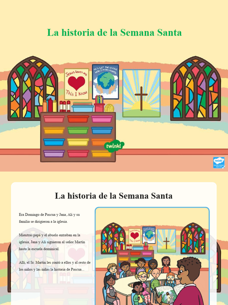 Historia de la Semana Santa para Niños | PDF