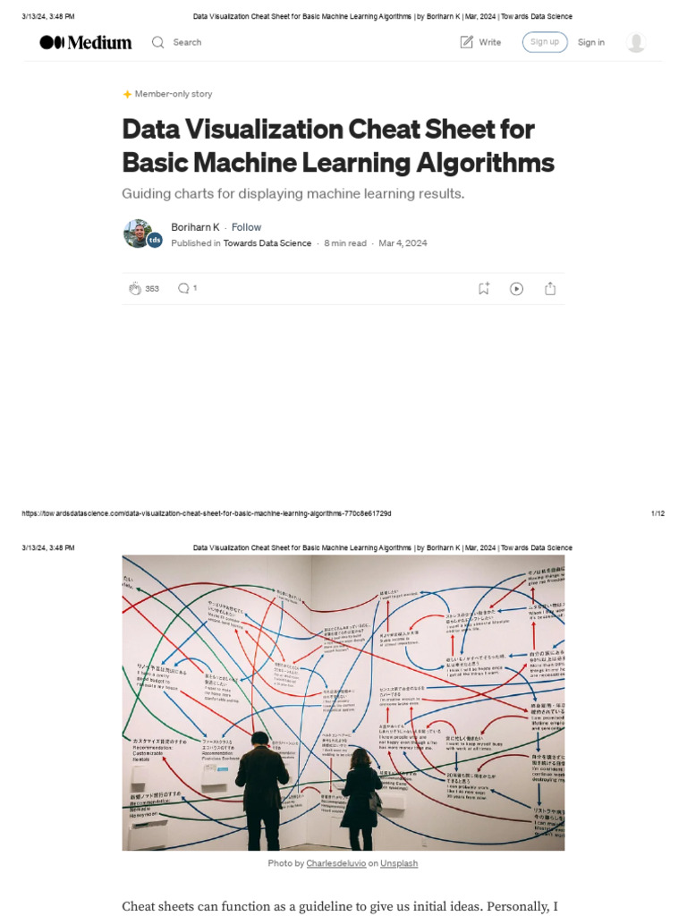 Data Visualization for Machine Learning | PDF | Machine Learning ...
