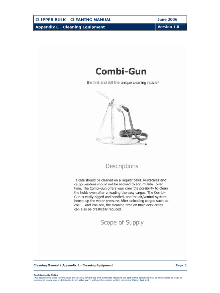 Appendix E - Cleaning Equipment | PDF | Fax | Computer Science