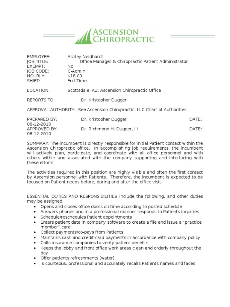 Ashley Neidhardt PD | PDF | Chiropractic | Visual Perception