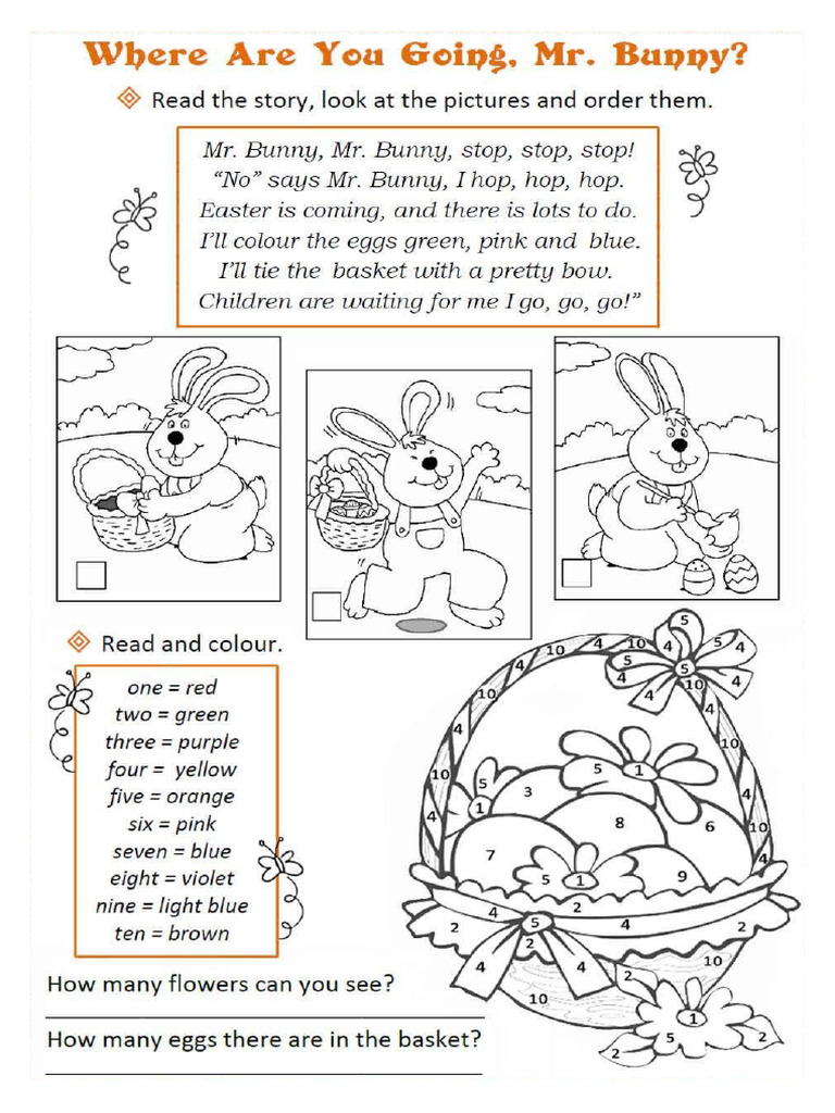 Easter Bunny Fun Activities | PDF