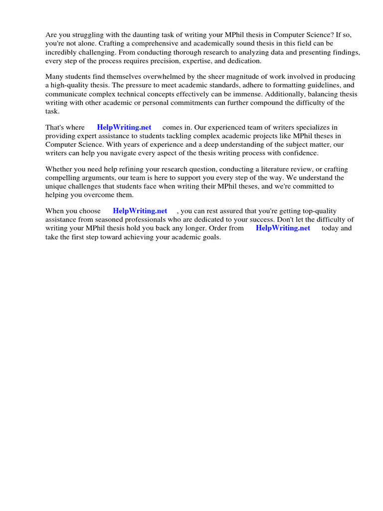 Sample Mphil Thesis In Computer Science Pdf Thesis Wireless Sensor Network