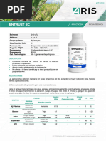 Ficha Técnica de Entrust SC Insecticida | PDF