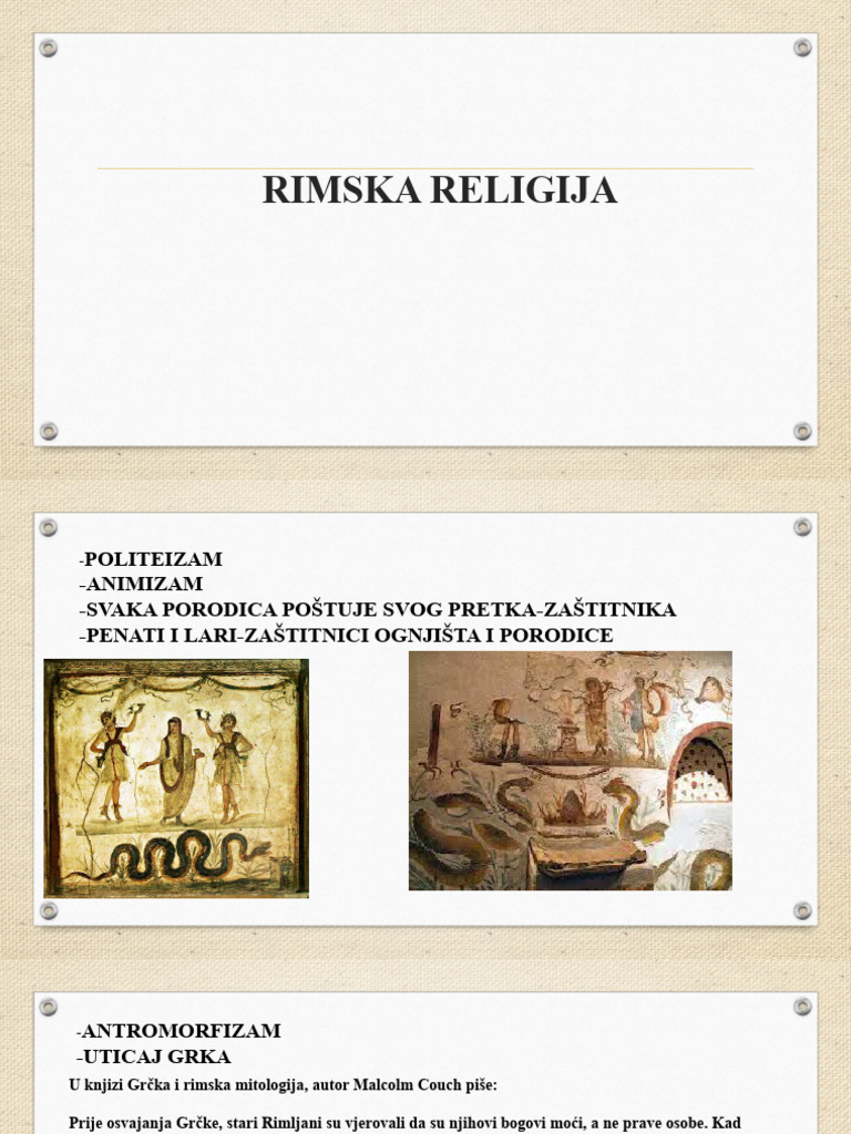 Rimska Religija | PDF