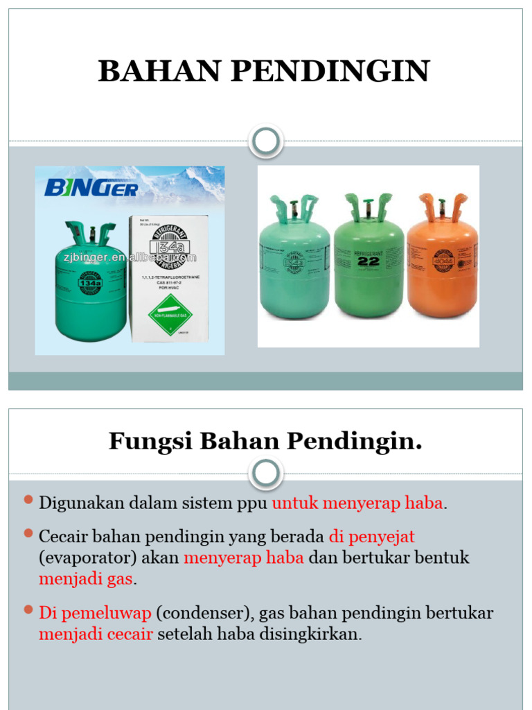 Bahan Pendingin | PDF